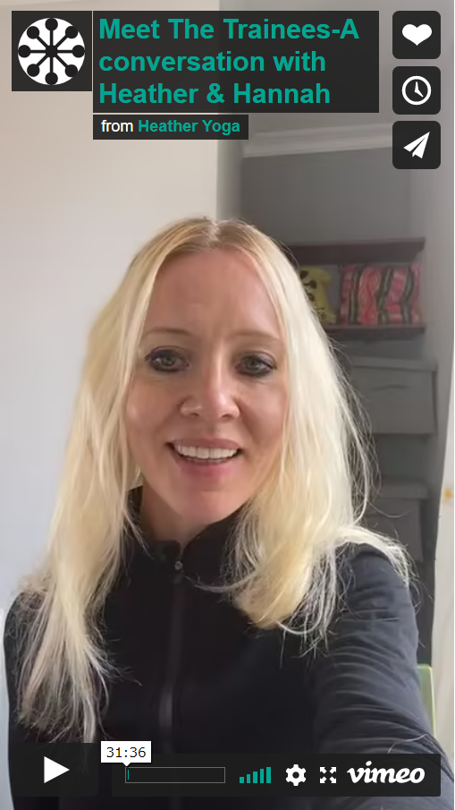 Meet The Trainees-A conversation with Heather & Hannah - Heather Yoga